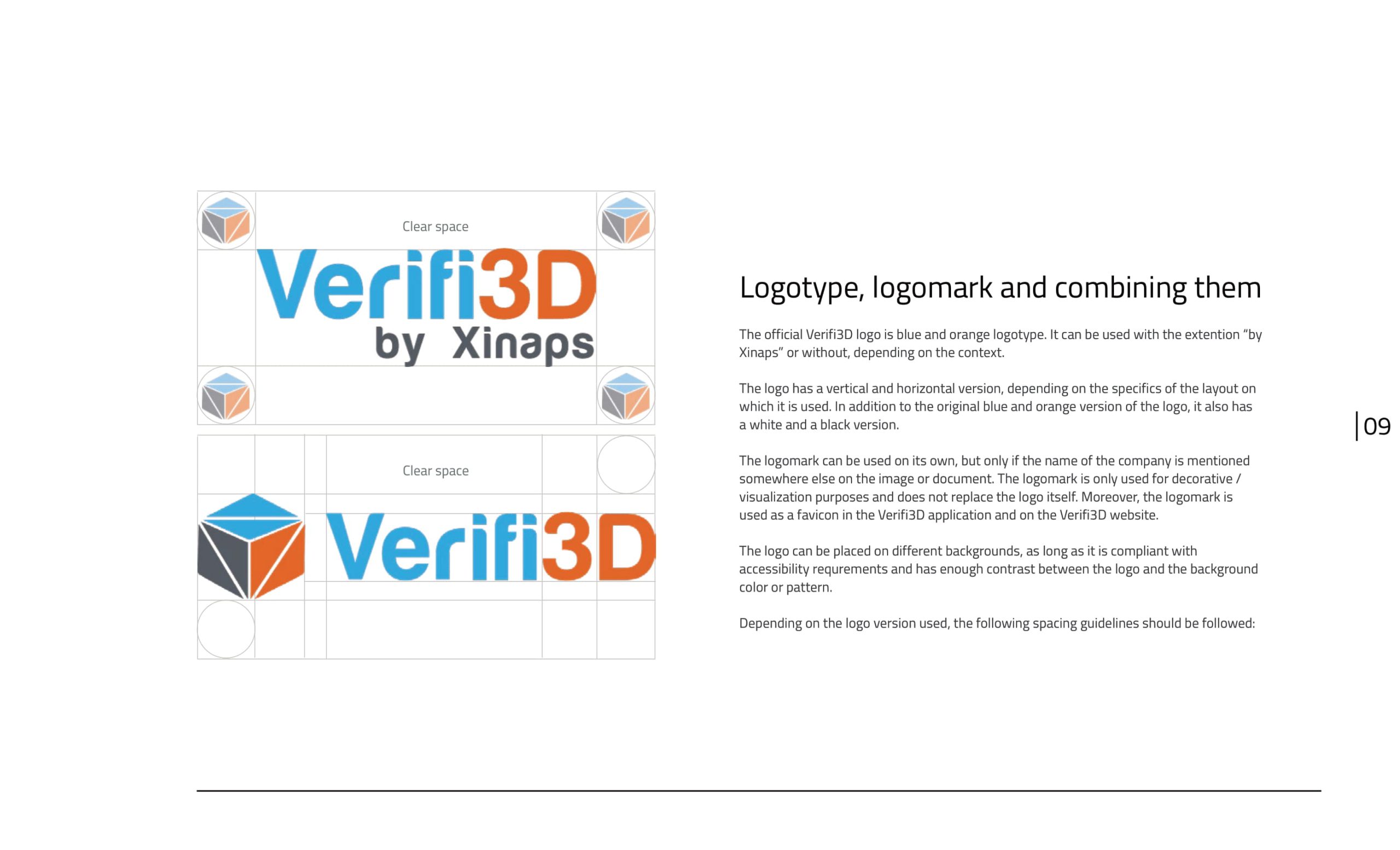 Brand Guidelines - Verifi3D by Xinaps